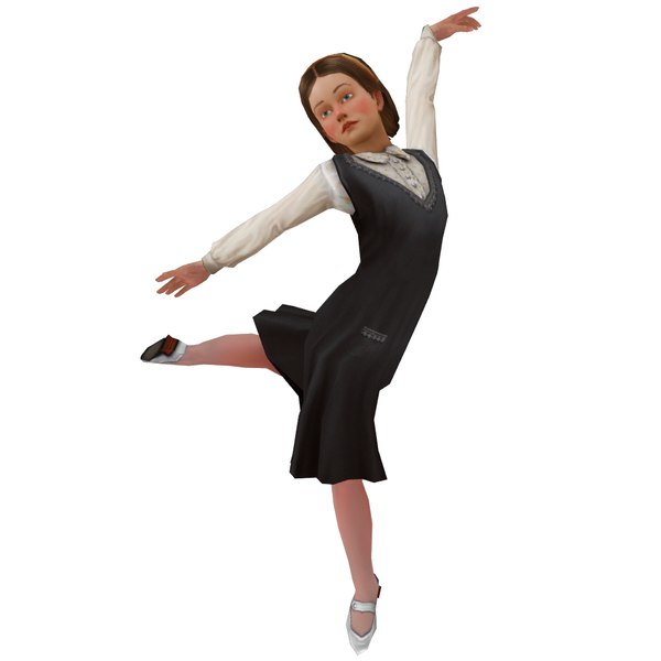 Rigged little girl 3D model - TurboSquid 1325254