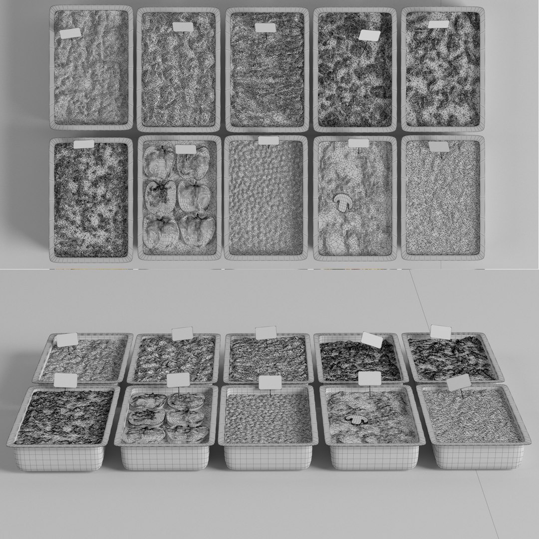 Line Food Meal 3D Model - TurboSquid 1676833