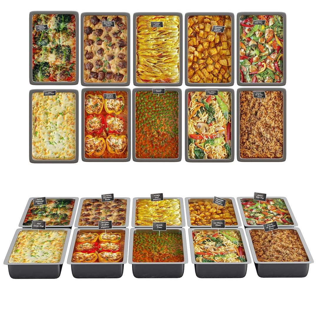 Line Food Meal 3D Model - TurboSquid 1676833