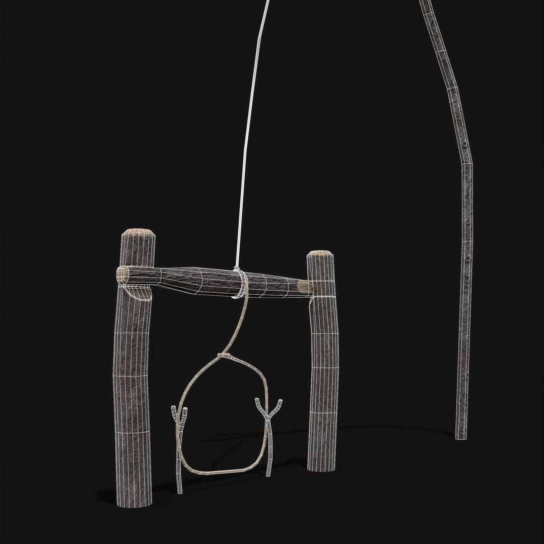 Primitive Rabbit Spring Snare 3D - TurboSquid 1930304