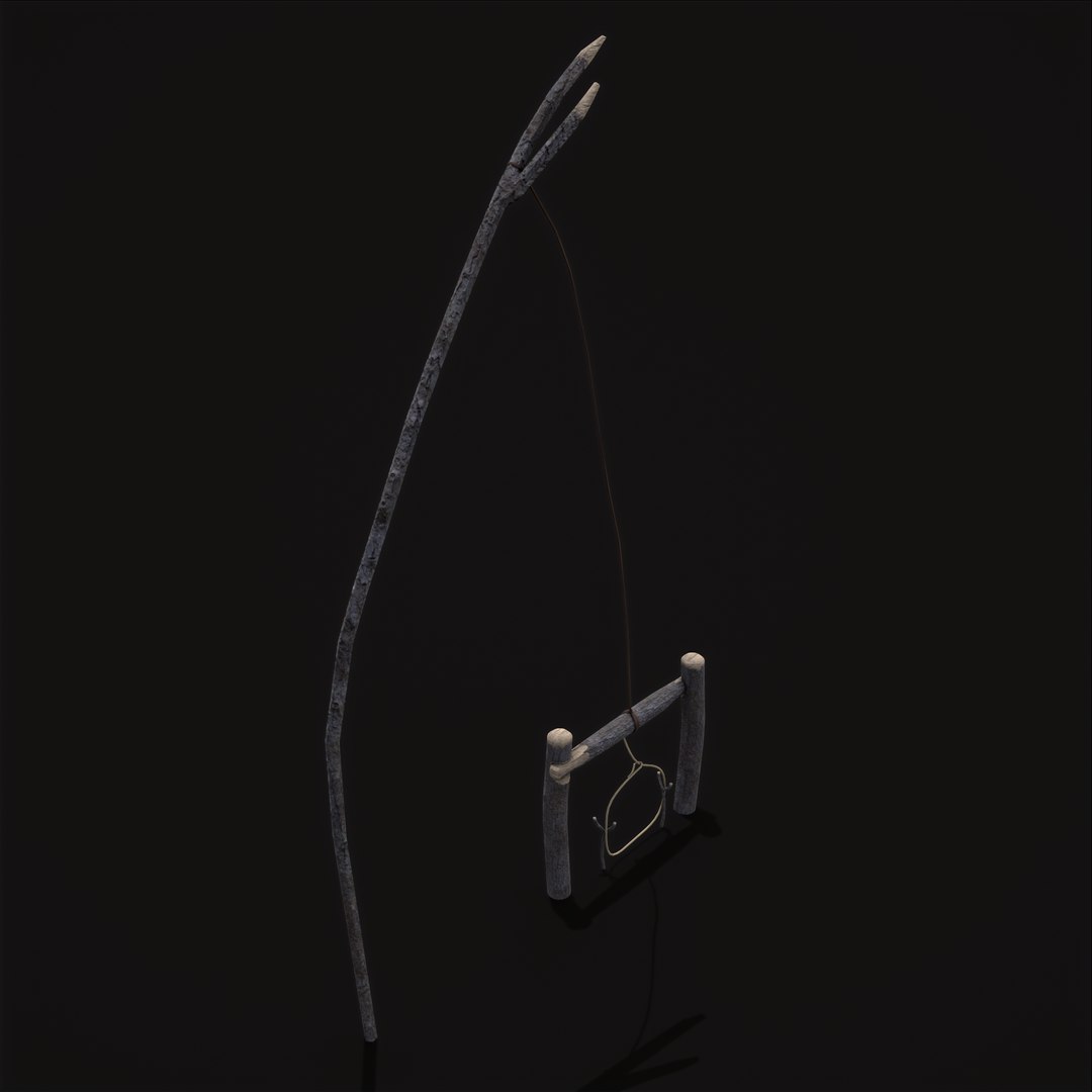 Primitive Rabbit Spring Snare 3D - TurboSquid 1930304