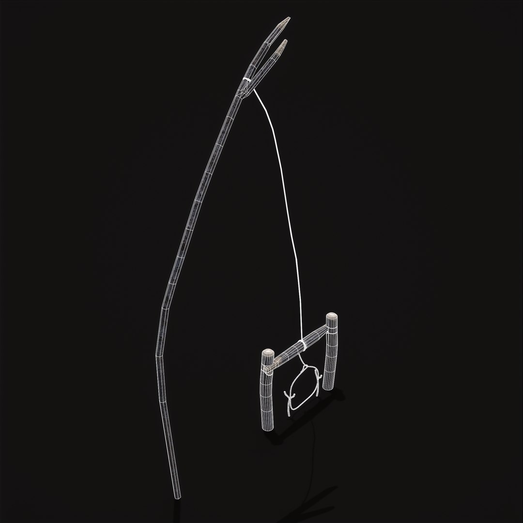 Primitive Rabbit Spring Snare 3D - TurboSquid 1930304