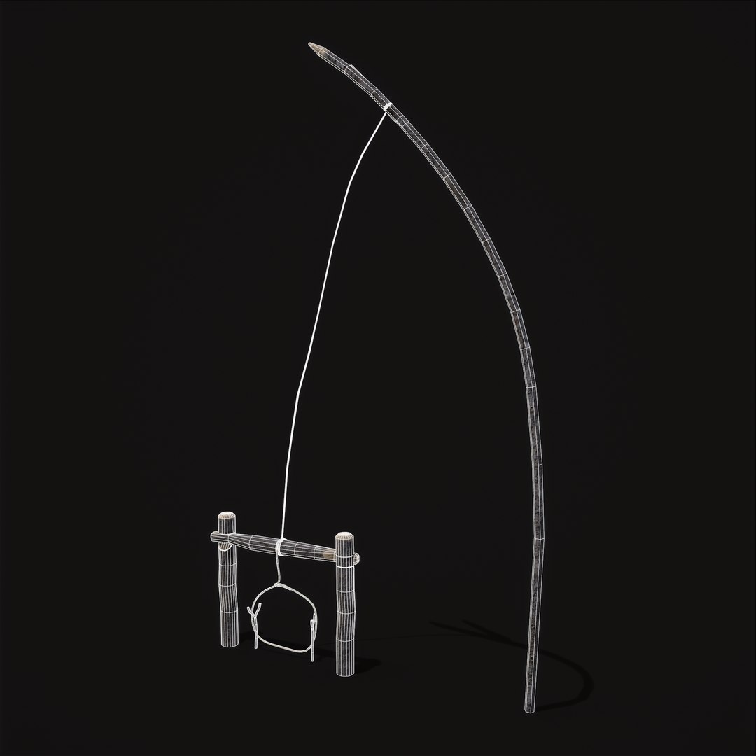 Primitive Rabbit Spring Snare 3D - TurboSquid 1930304