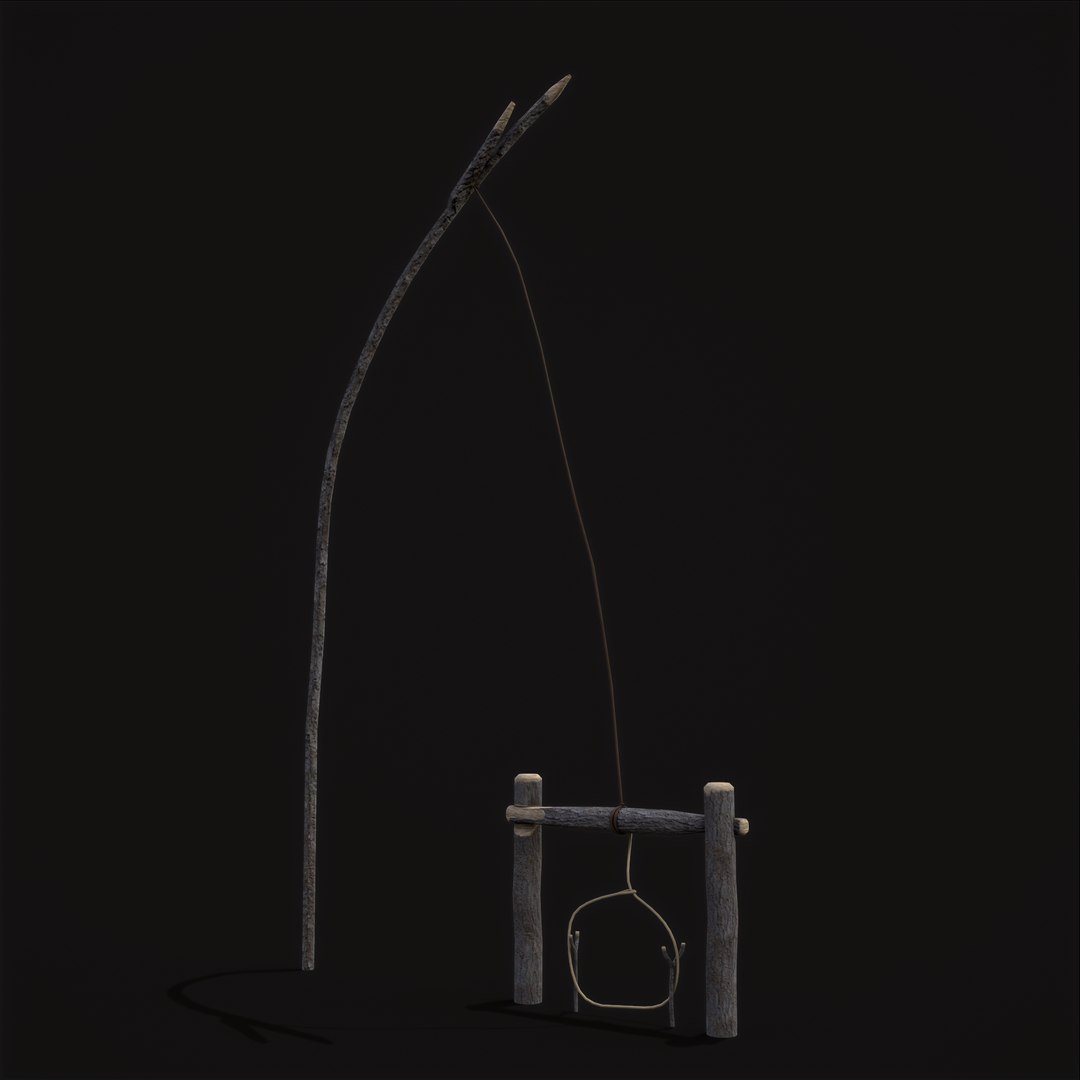 Primitive Rabbit Spring Snare 3D - TurboSquid 1930304