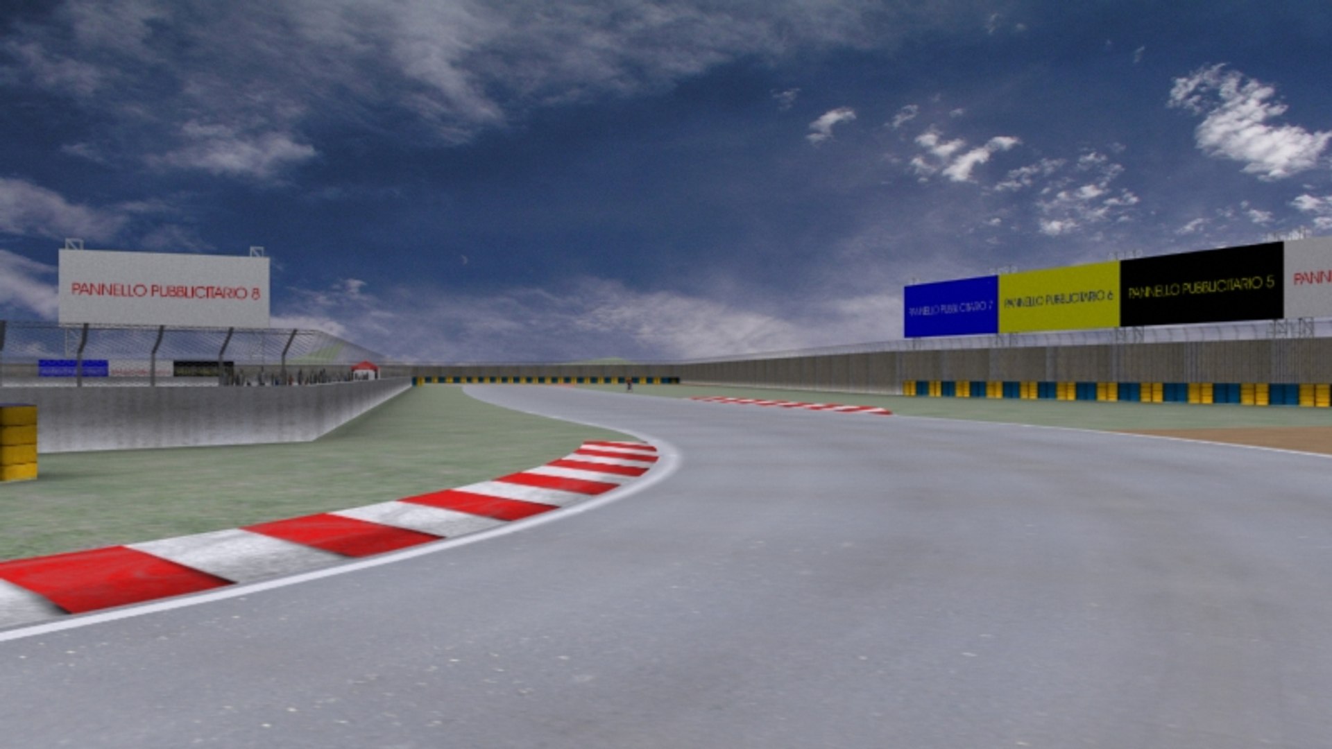 3d Fantasy Racing Track Model