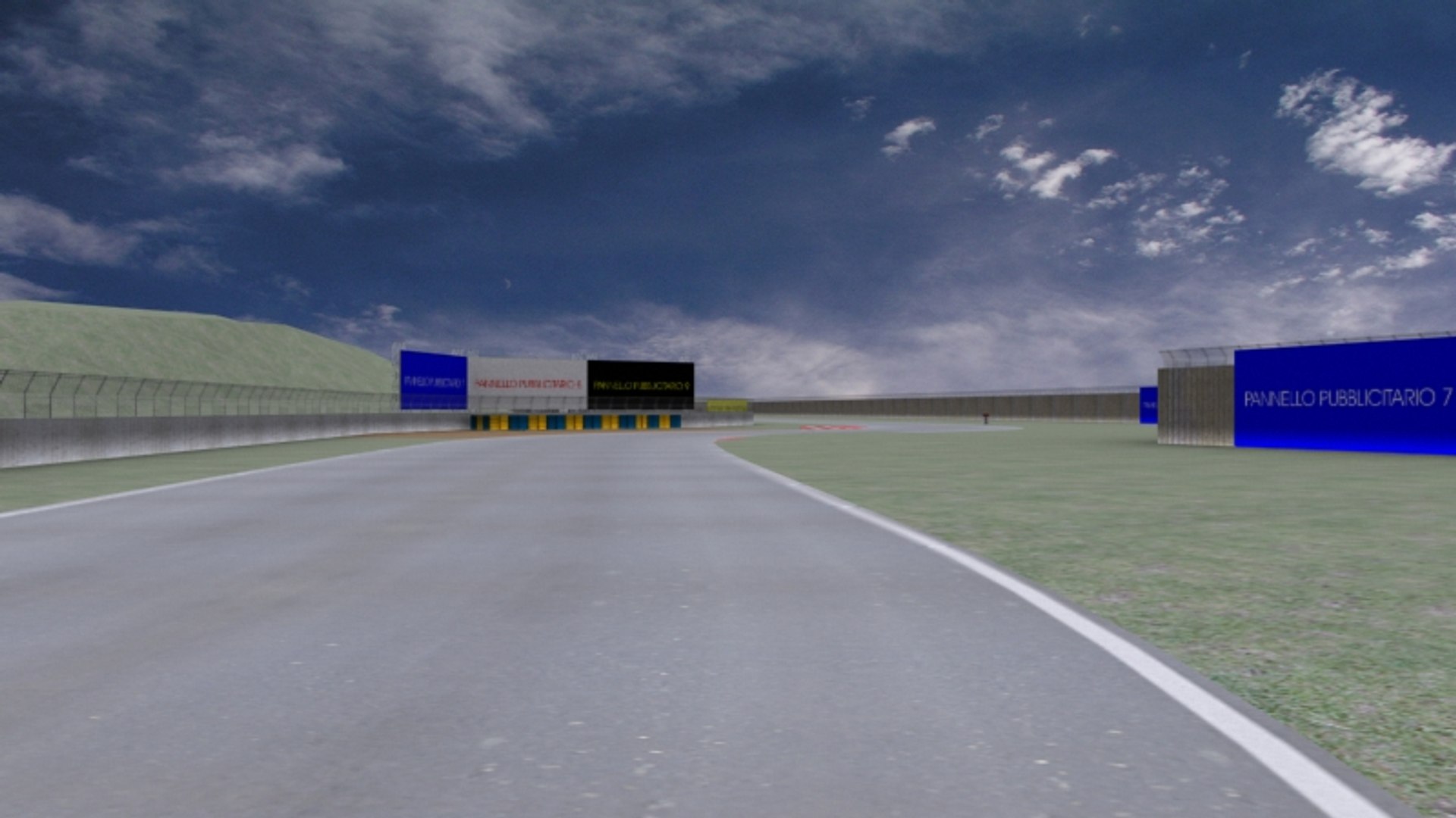 3d Fantasy Racing Track Model