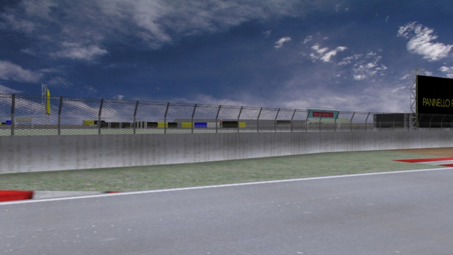 3d fantasy racing track model