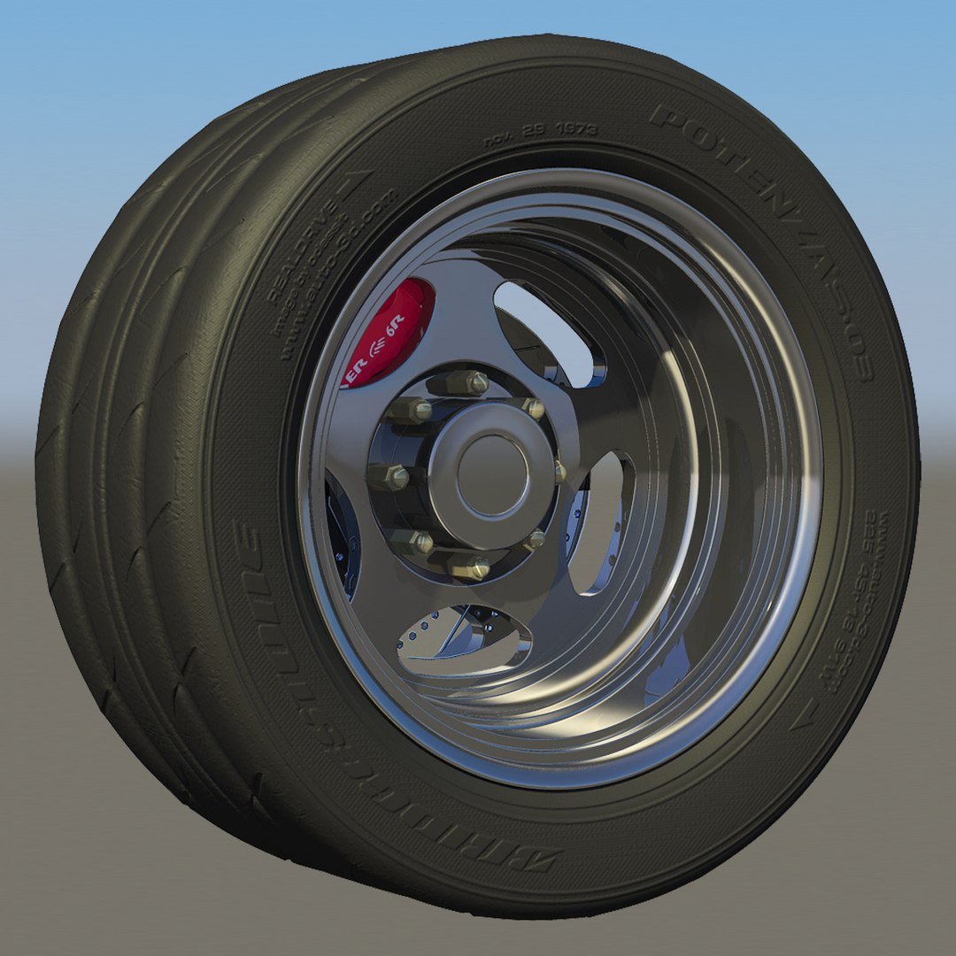 Wheel Rim 3d Obj