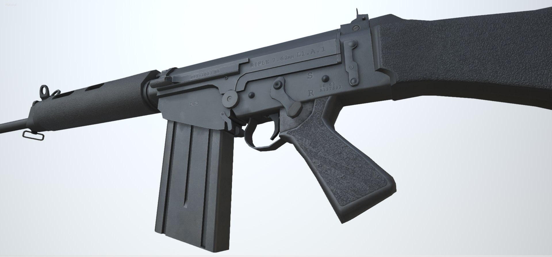 3D pbr rifle model - TurboSquid 1533372