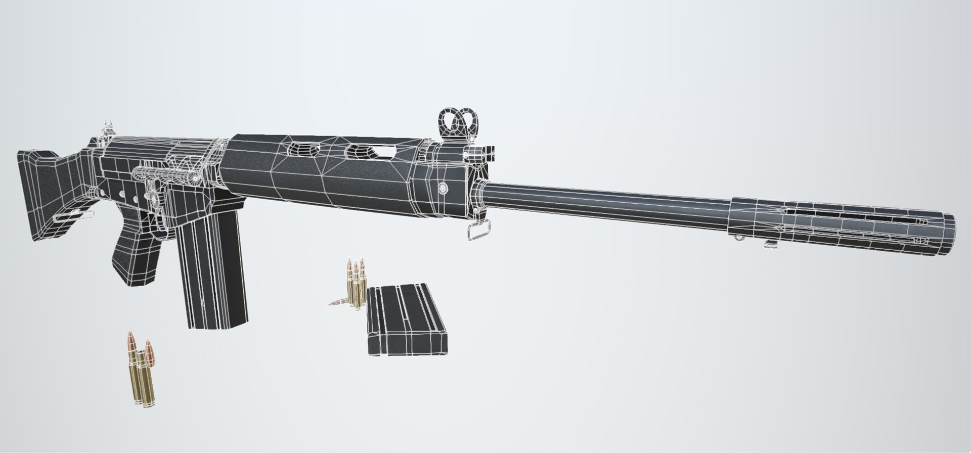 3D pbr rifle model - TurboSquid 1533372