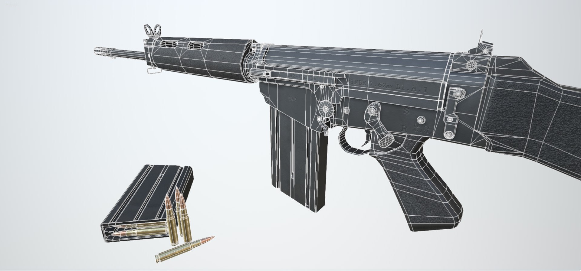 3D pbr rifle model - TurboSquid 1533372