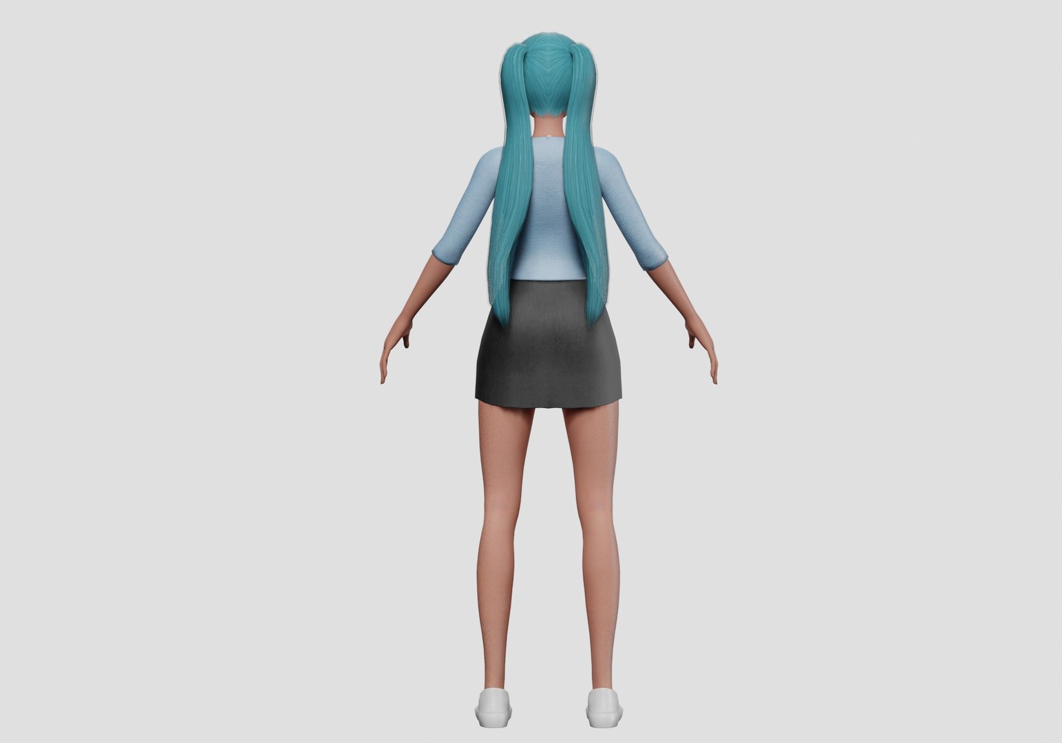Basic Standard Girl V22507 3D Model - TurboSquid 2271018
