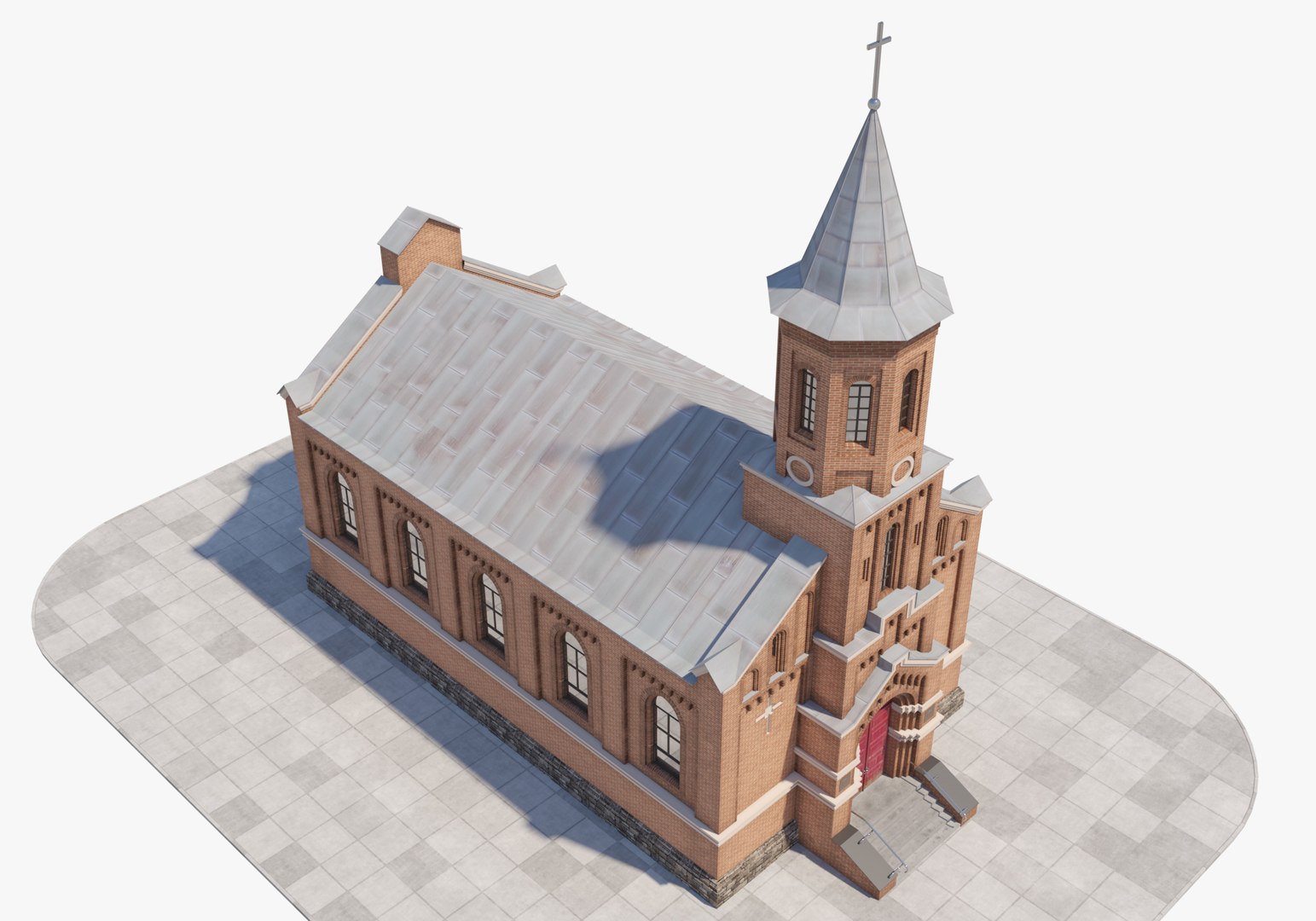 3D Chapel - TurboSquid 1412514