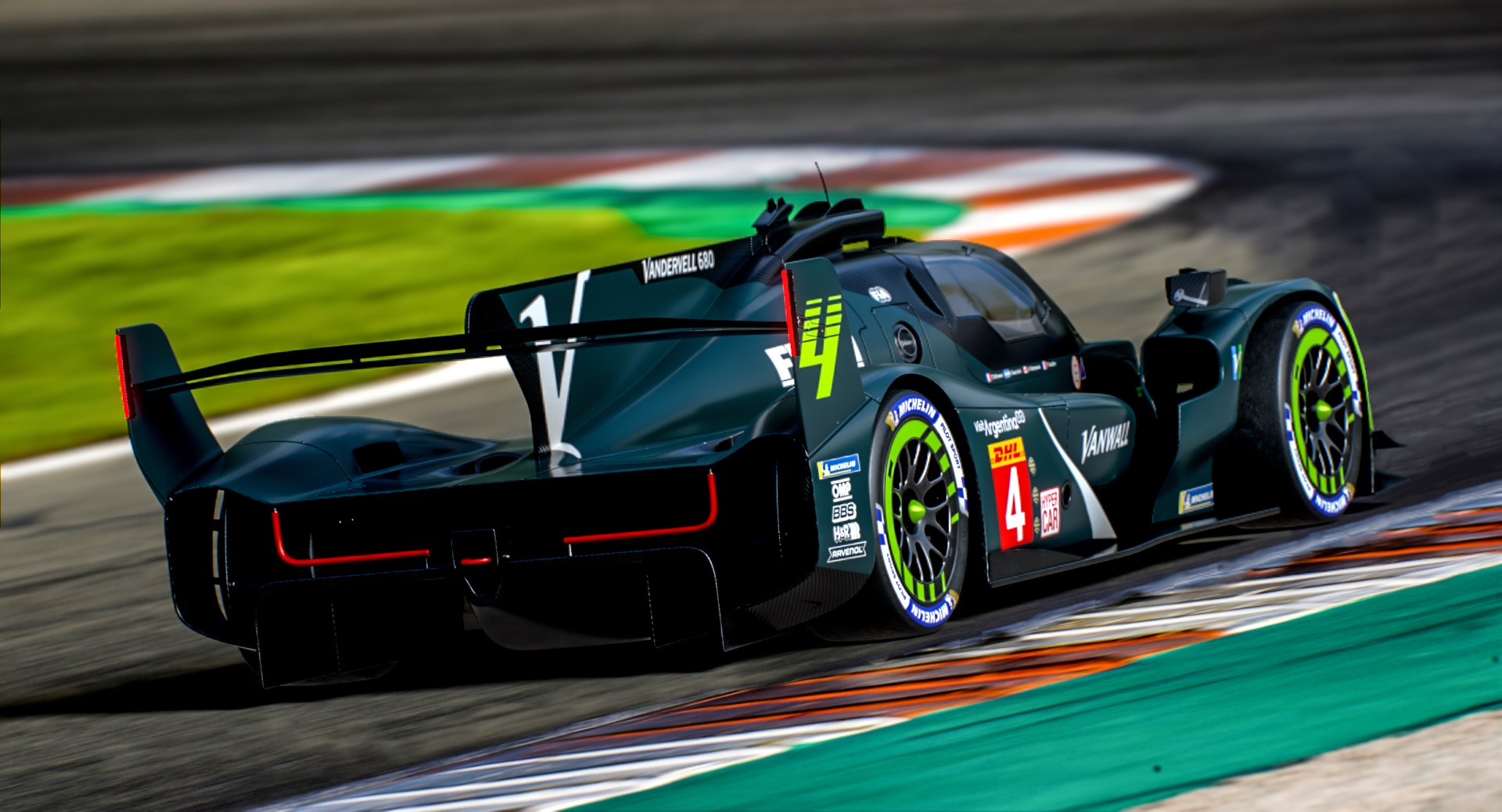 3D Vanwall Vandervell 680 Hybrid LMH Hypercar WEC Season 2023 ...