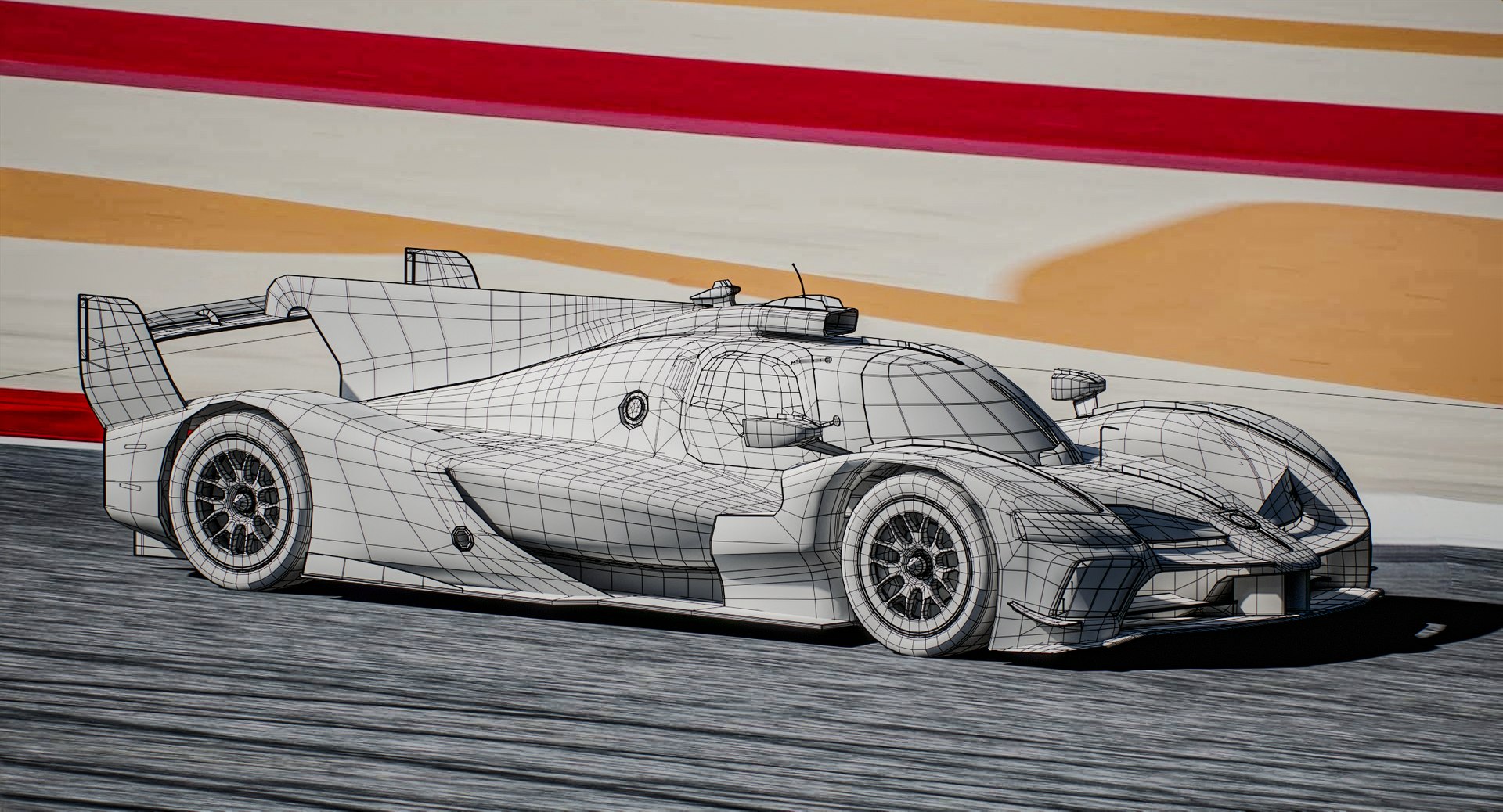 3D Vanwall Vandervell 680 Hybrid LMH Hypercar WEC Season 2023 ...