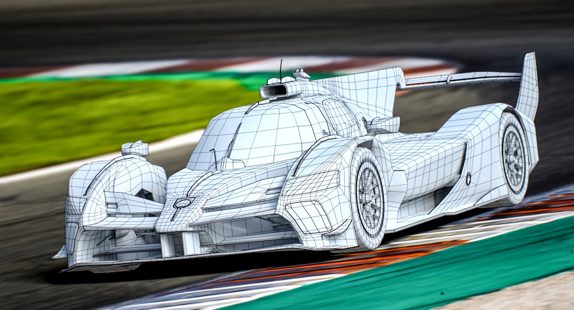 3D Vanwall Vandervell 680 Hybrid LMH Hypercar WEC Season 2023 ...