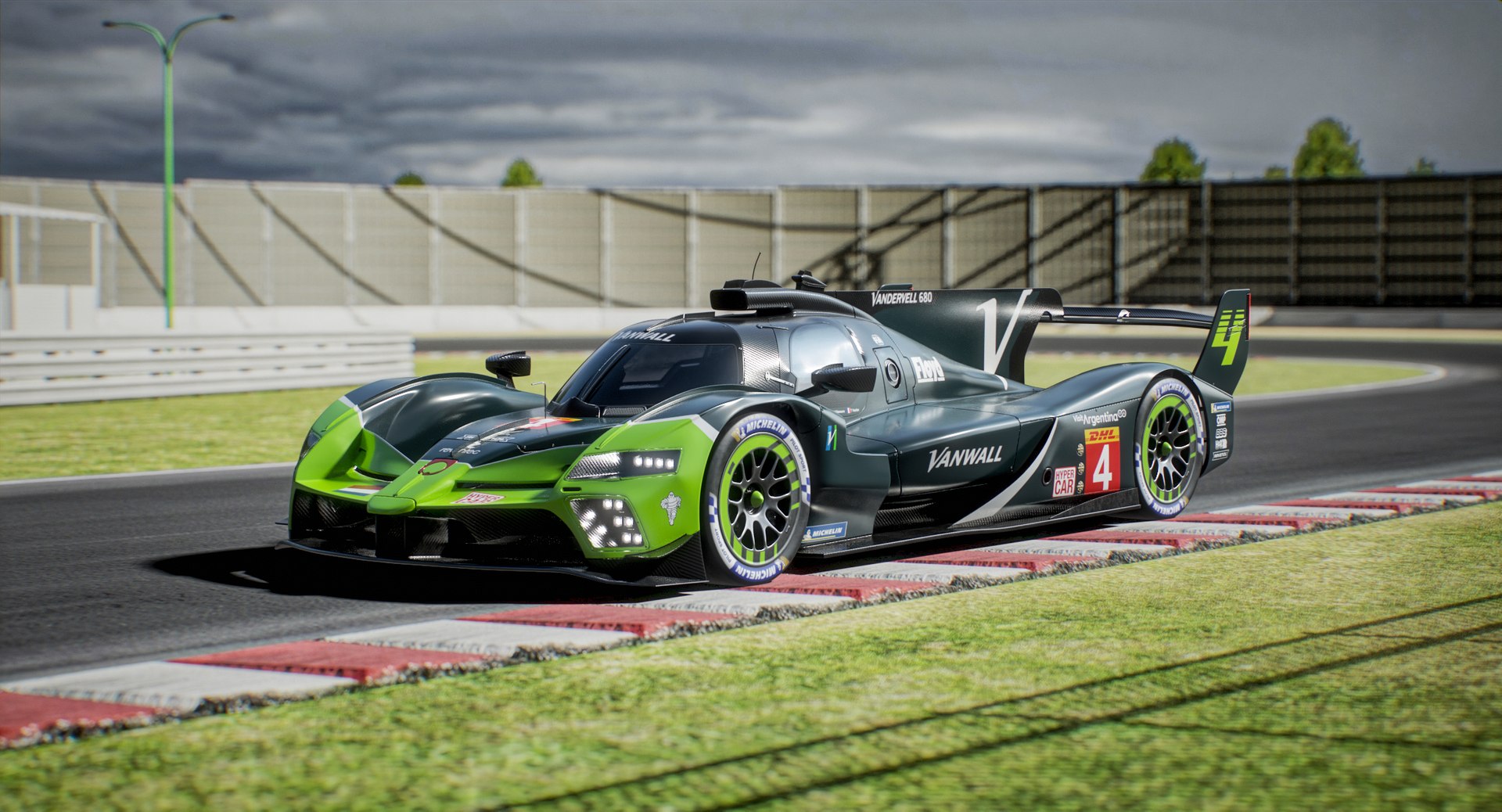 3D Vanwall Vandervell 680 Hybrid LMH Hypercar WEC Season 2023 ...