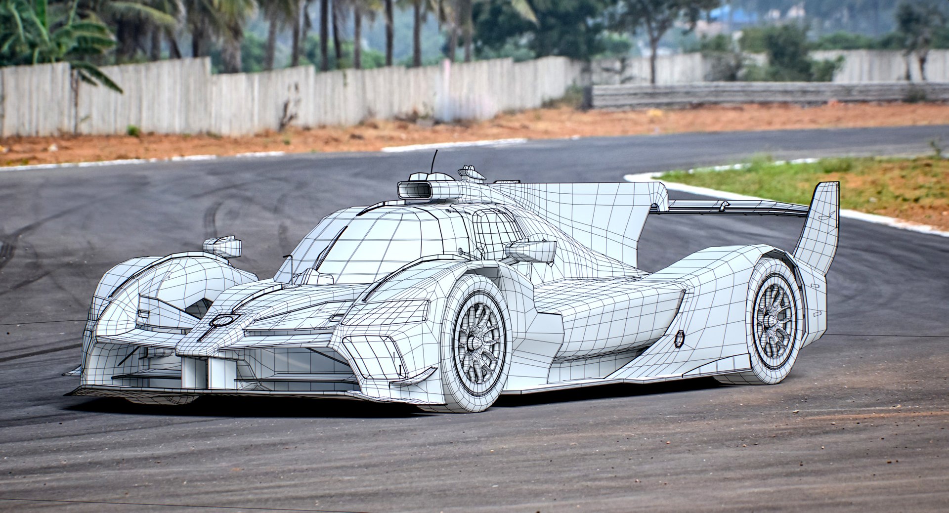 3D Vanwall Vandervell 680 Hybrid LMH Hypercar WEC Season 2023 ...