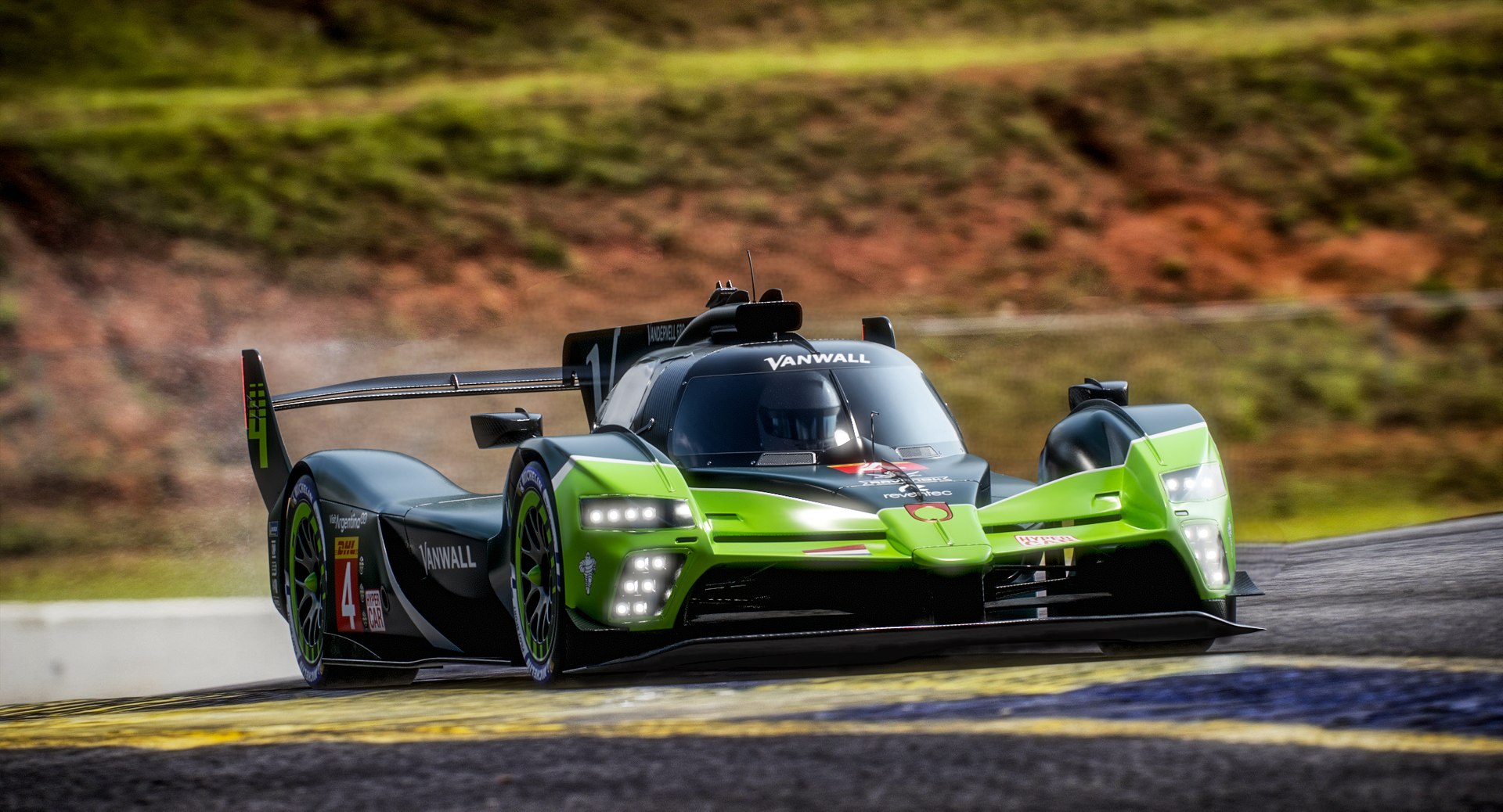 3D Vanwall Vandervell 680 Hybrid LMH Hypercar WEC Season 2023 ...
