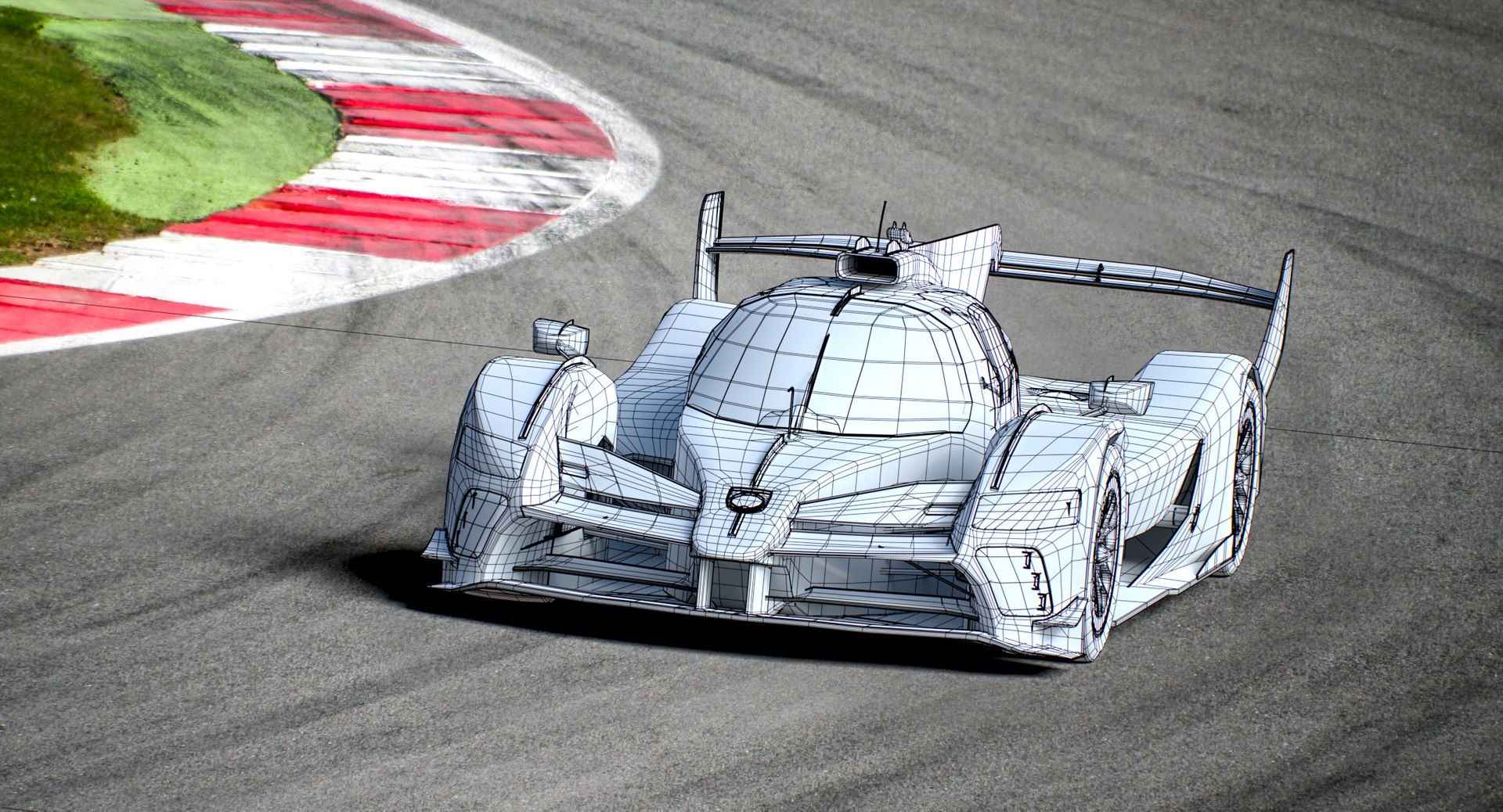 3D Vanwall Vandervell 680 Hybrid LMH Hypercar WEC Season 2023 ...