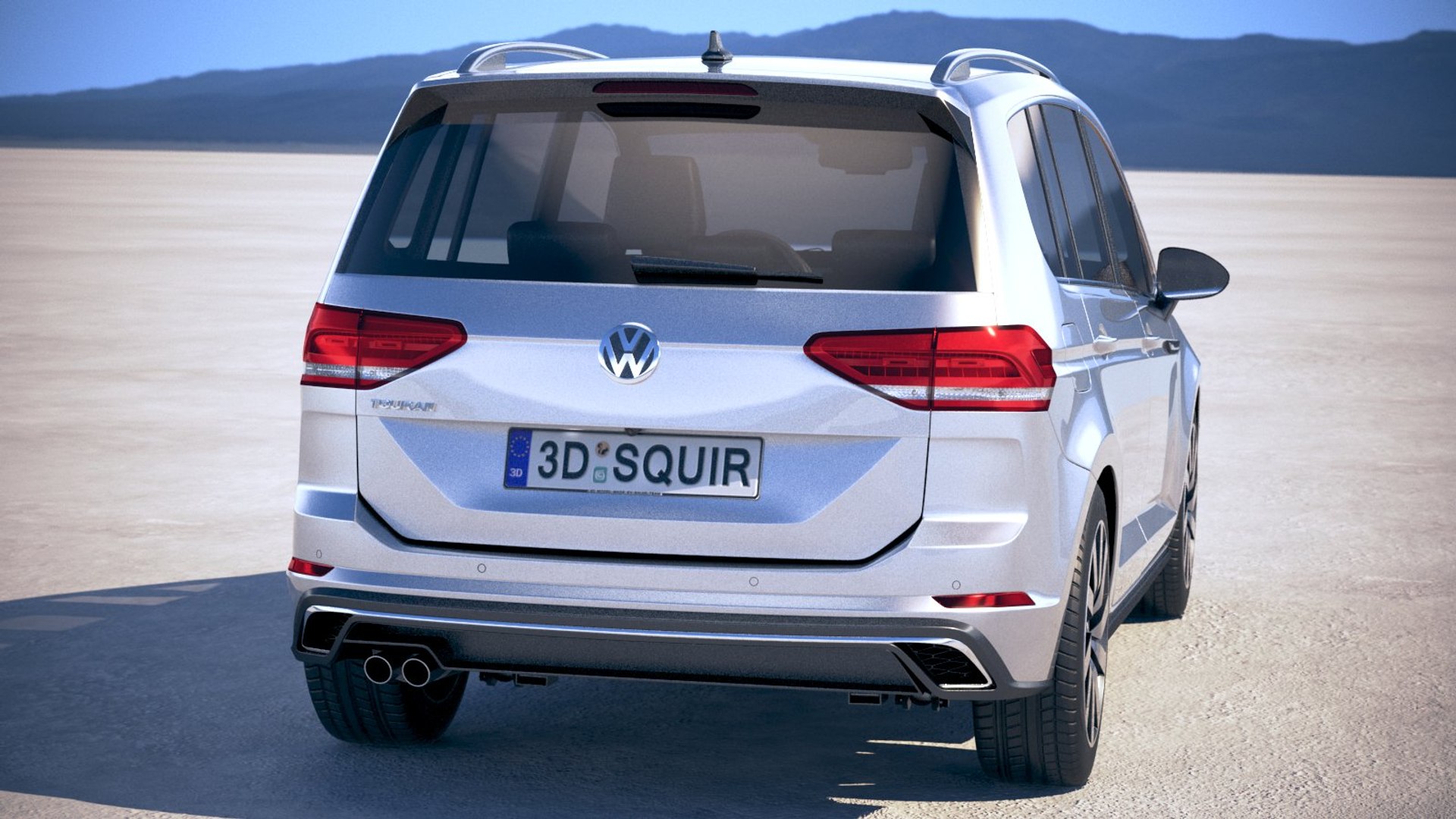 Volkswagen Touran R-line 3D Model - TurboSquid 1268879