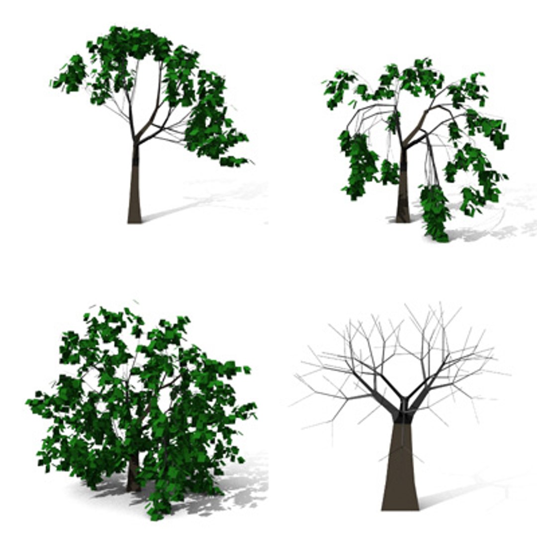 tree architectural 3d 3ds