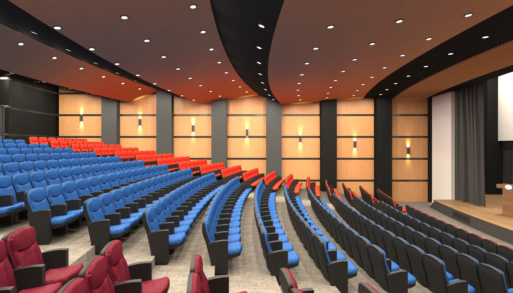 Auditorium Hall Concept 3D model - TurboSquid 1752641