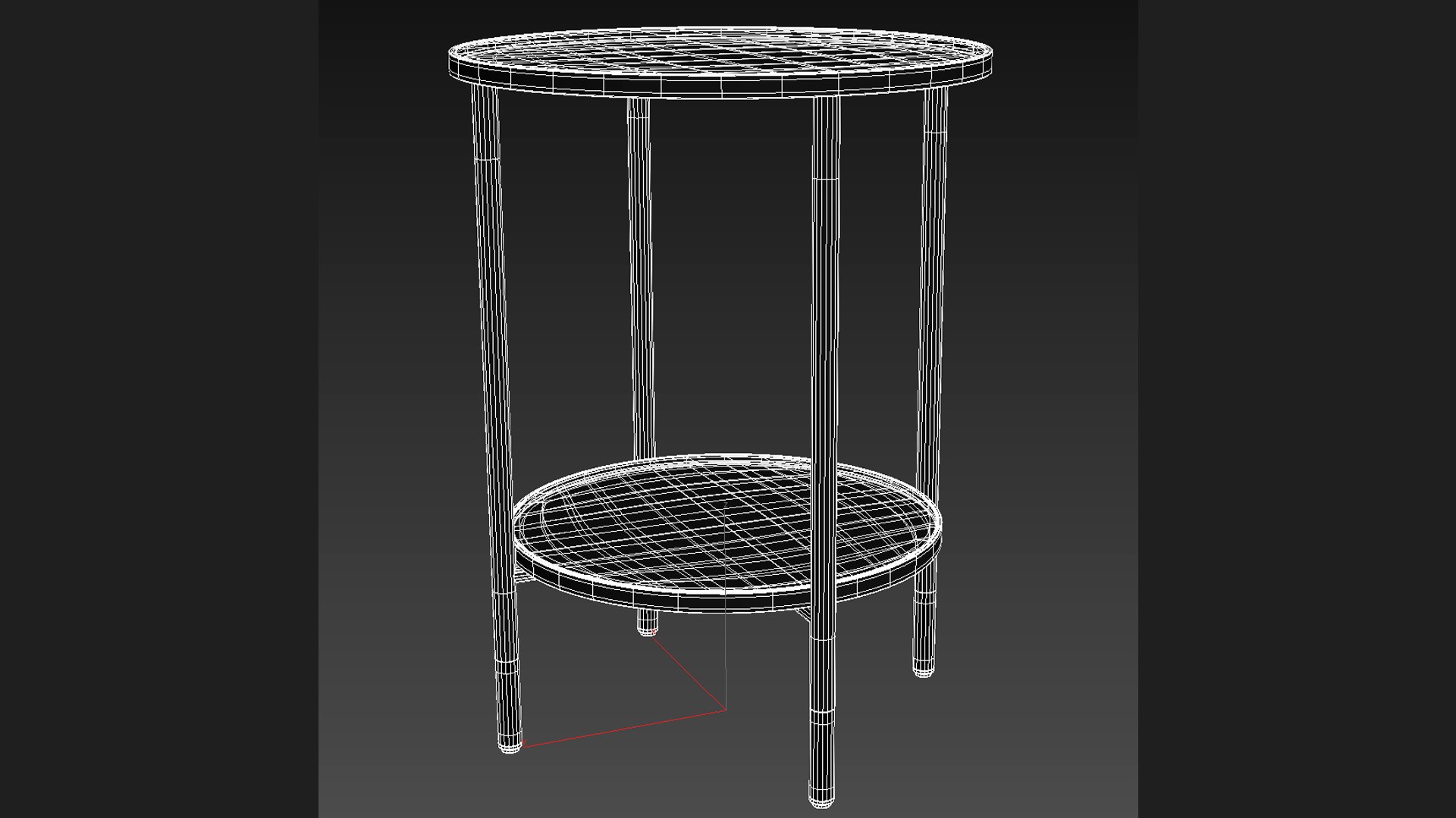 3D Coffee Side Table IKEA ASPEROD - TurboSquid 1915000
