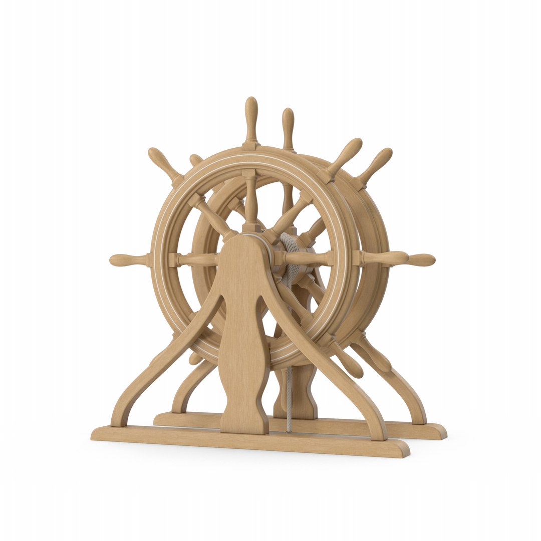 Ship Wheel Model - TurboSquid 2184989
