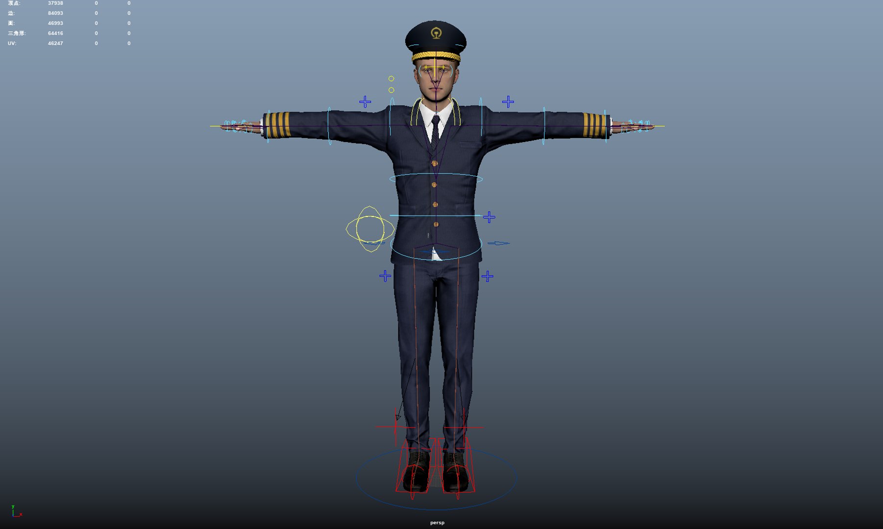 3D Pilot Model - TurboSquid 2249935