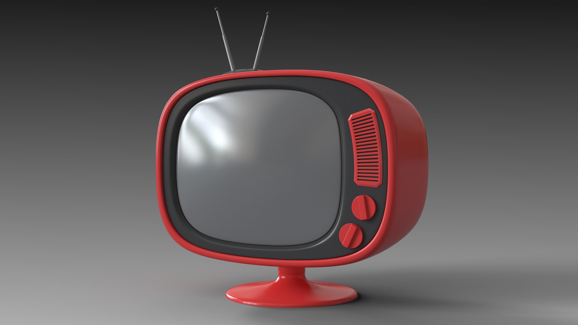 3D Cartoon Television 01 Model - TurboSquid 1873973
