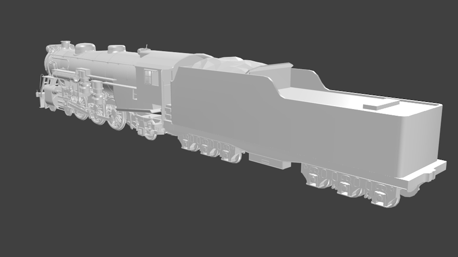 3D Southern Ps-4 Locomotive Steam Model - TurboSquid 1267435