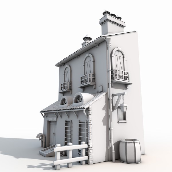 3d simple greeble model