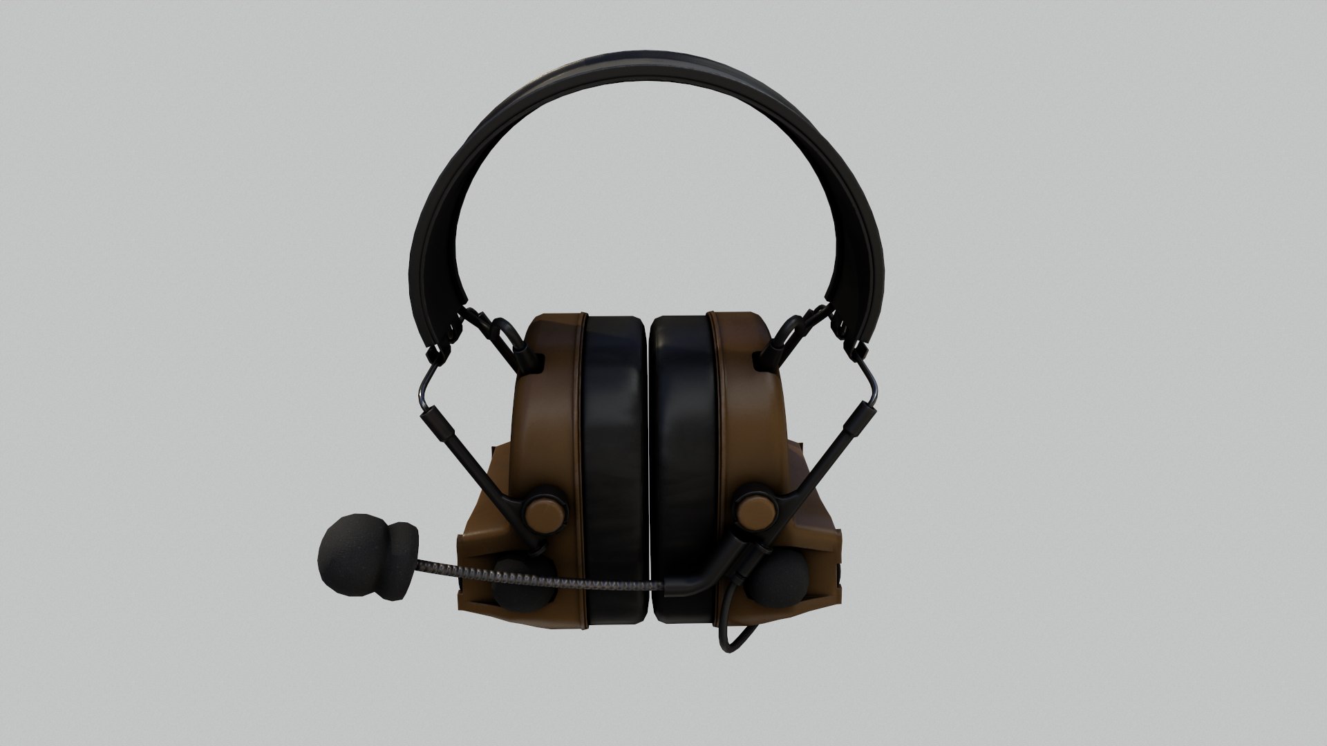 Headset Military 3D Model - TurboSquid 1702087