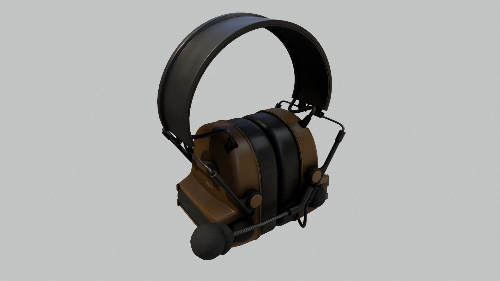 Headset Military 3D Model - TurboSquid 1702087