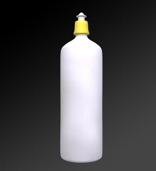 3d model washing bottle