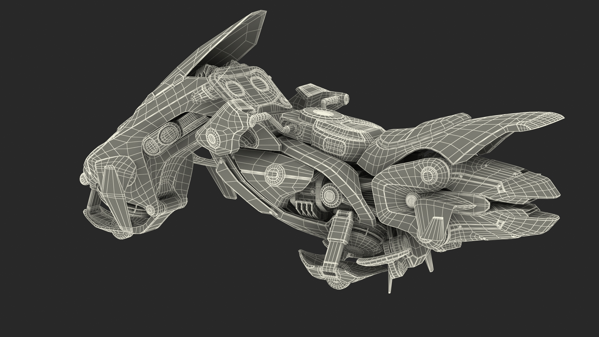 Scifi Fly Motorcycle Yellow Rigged For Cinema 4D 3D Model - TurboSquid ...