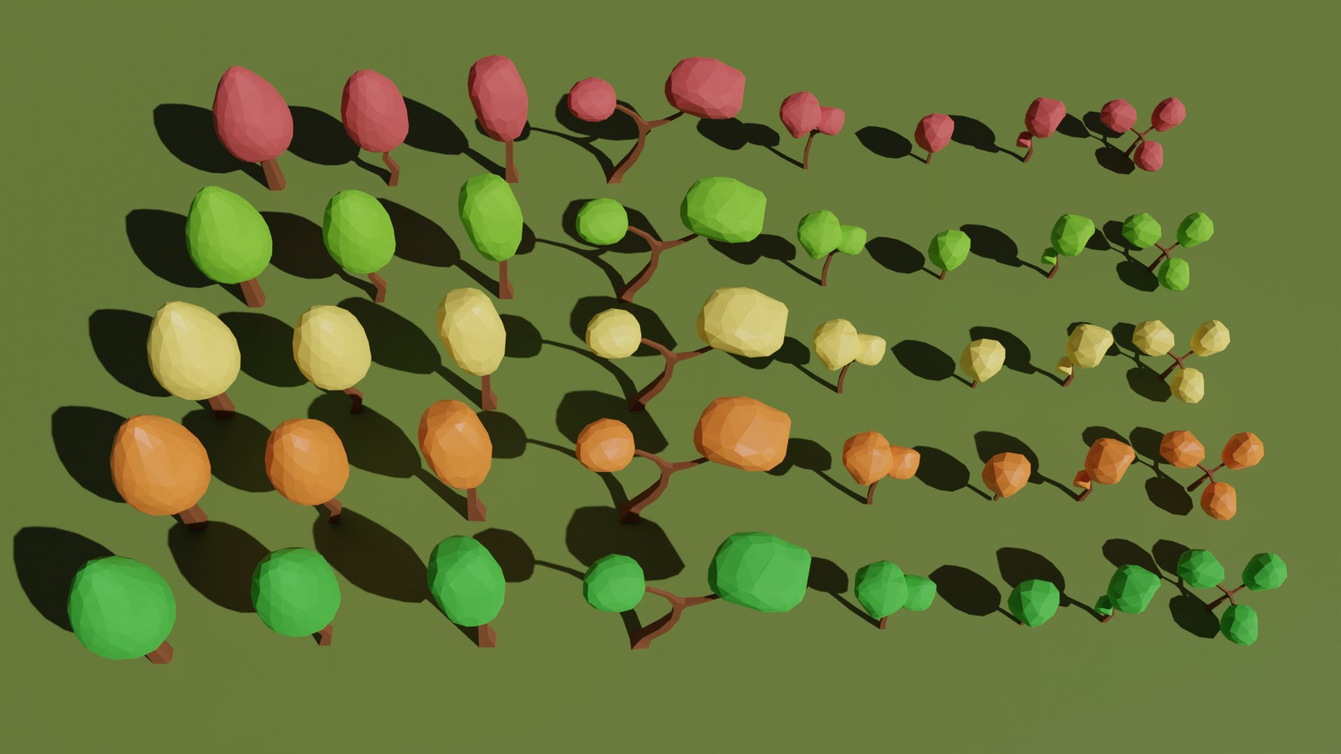 Low-Poly Nature Pack 3D model - TurboSquid 2140878