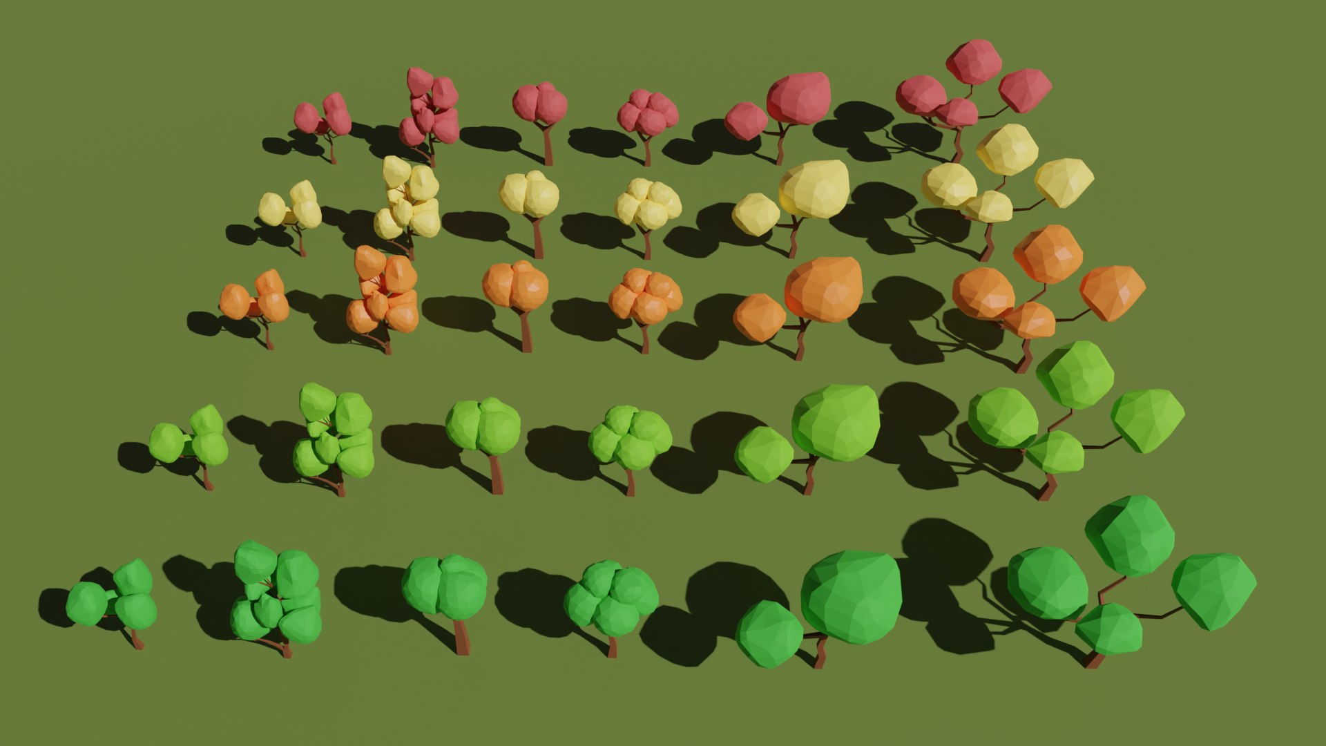 Low-Poly Nature Pack 3D model - TurboSquid 2140878