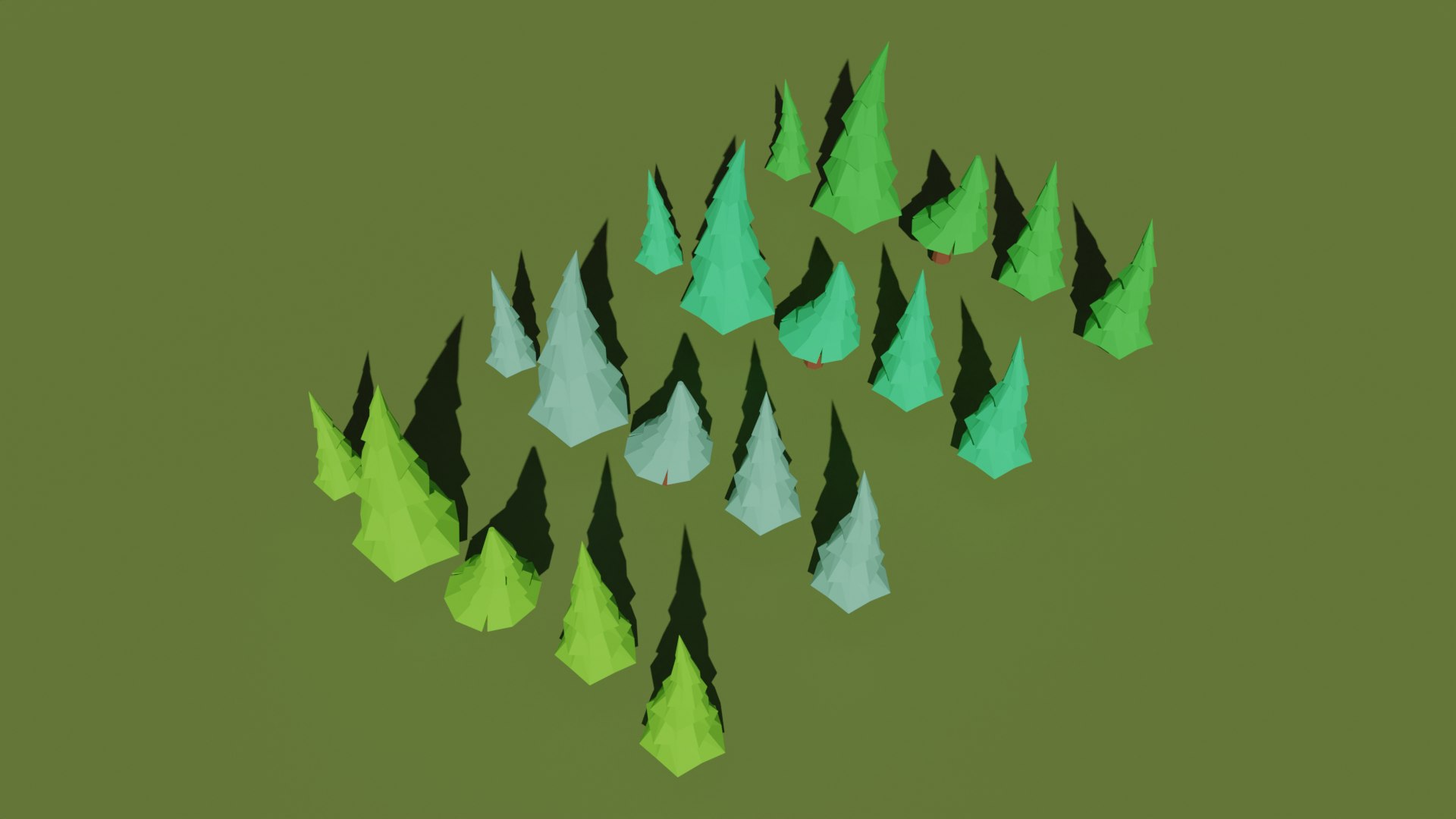 Low-Poly Nature Pack 3D model - TurboSquid 2140878