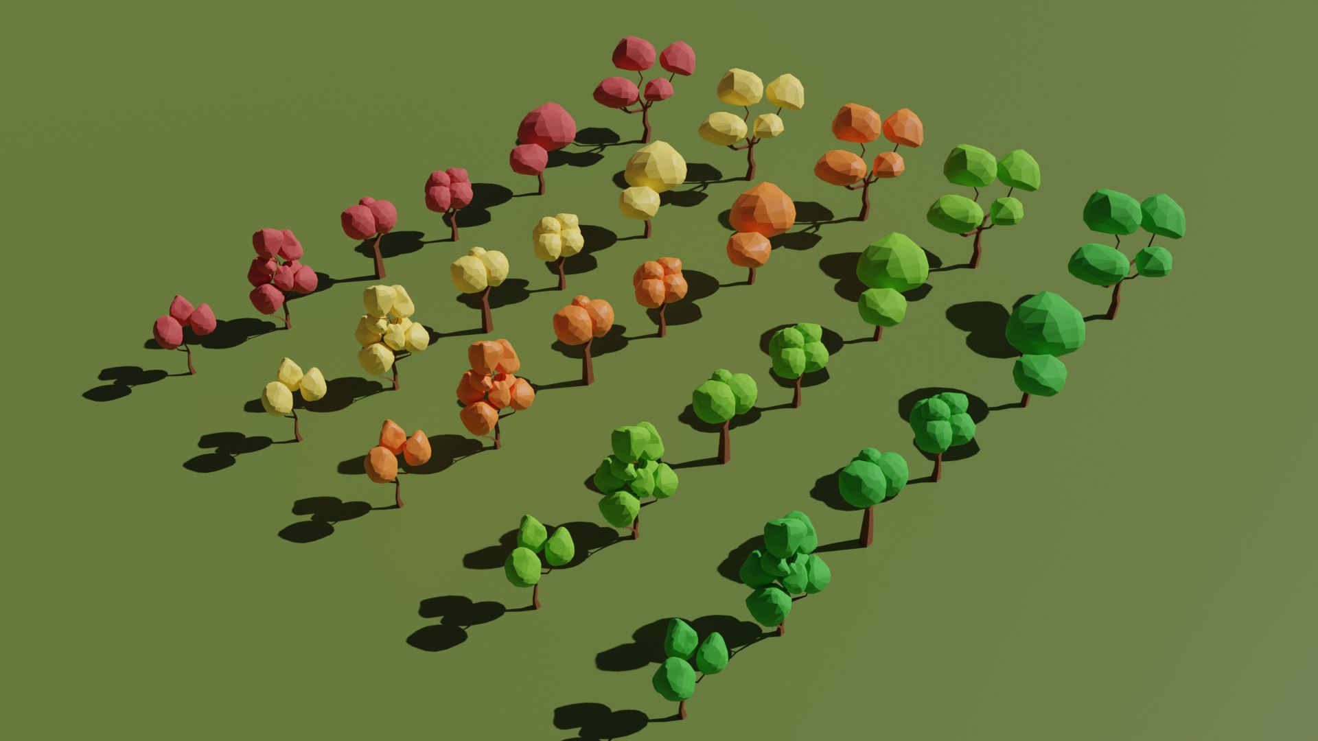 Low-Poly Nature Pack 3D model - TurboSquid 2140878