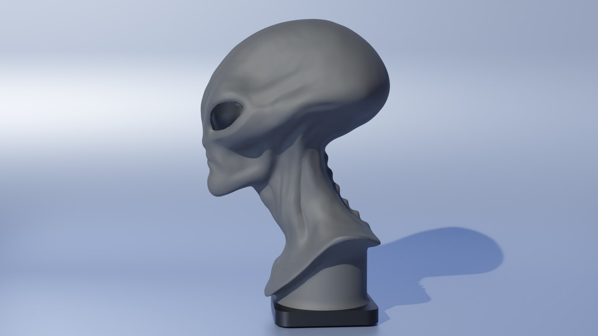 3D Alien Bust 1 - TurboSquid 2314166