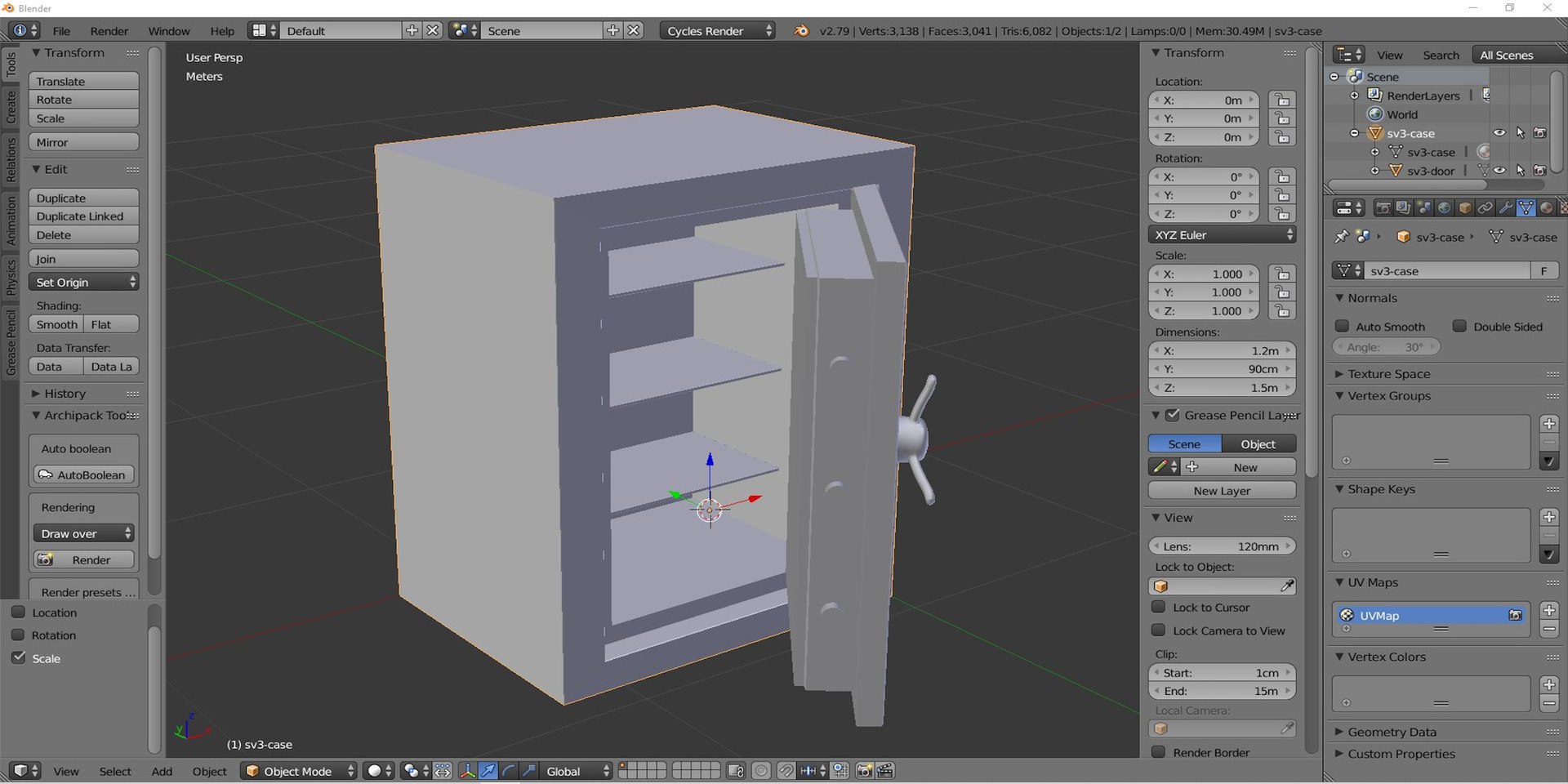 3D safe safety vault 3 - TurboSquid 1193133