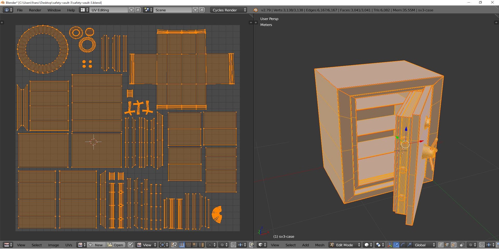 3D safe safety vault 3 - TurboSquid 1193133