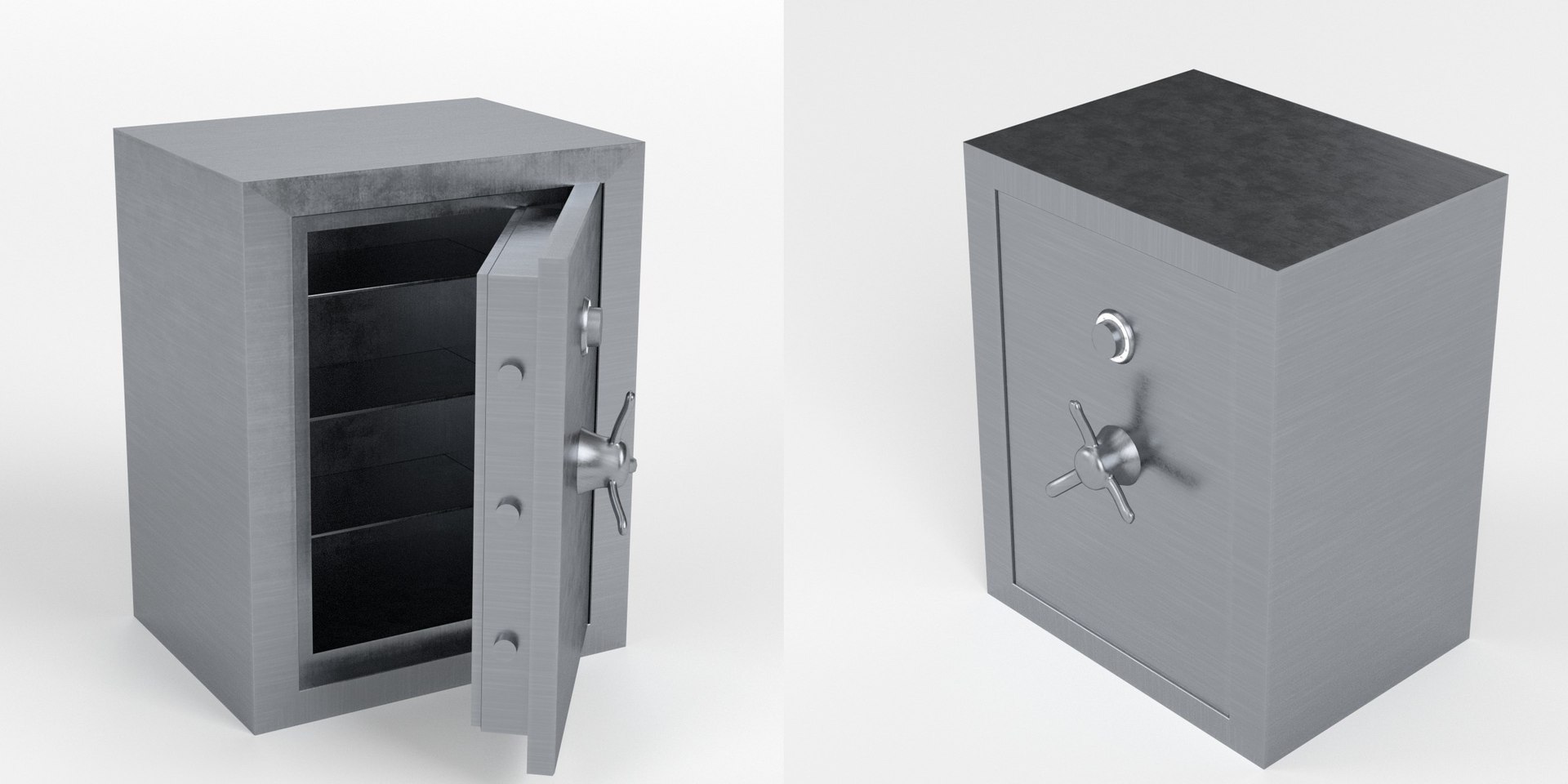 3D safe safety vault 3 - TurboSquid 1193133