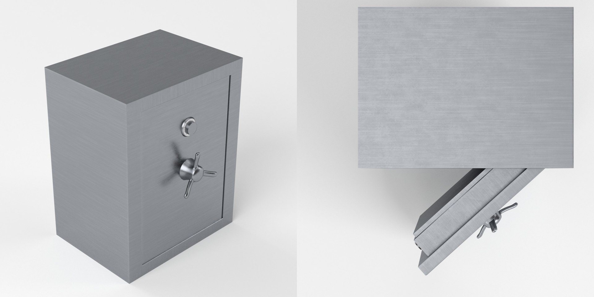 3D safe safety vault 3 - TurboSquid 1193133