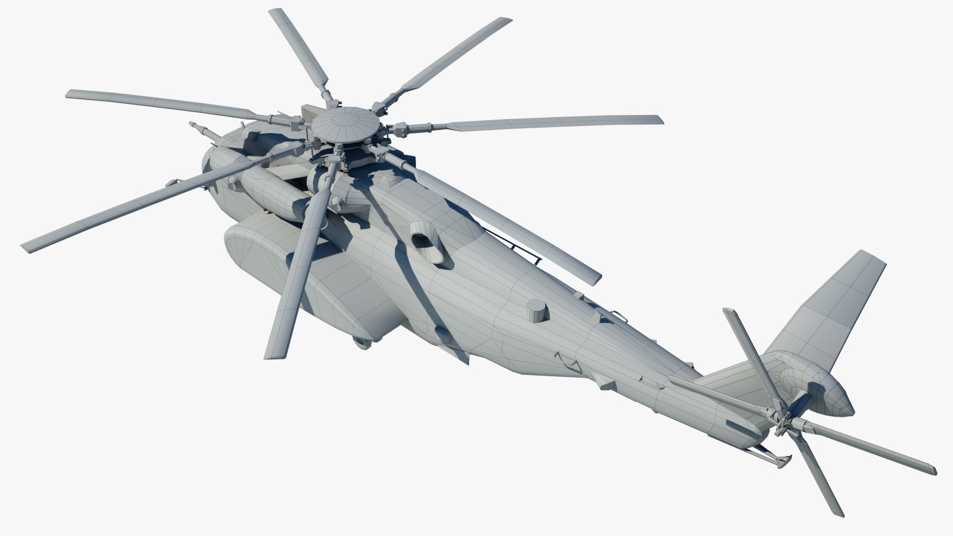3D military helicopter mh-53e sea model - TurboSquid 1283004