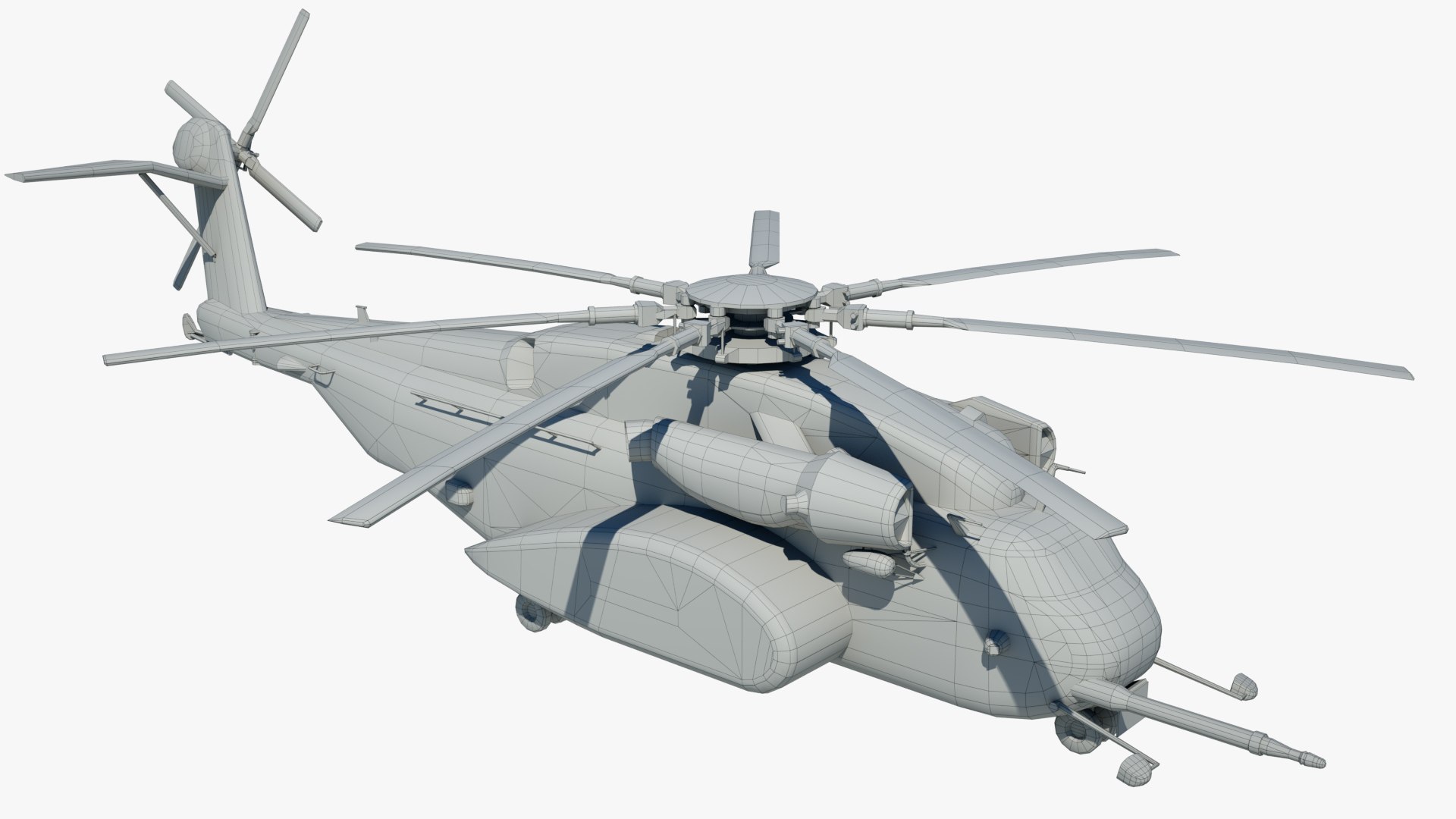 3D military helicopter mh-53e sea model - TurboSquid 1283004