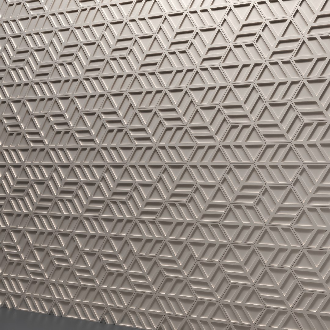 3D Decorative Gypsum Panel - TurboSquid 1534529
