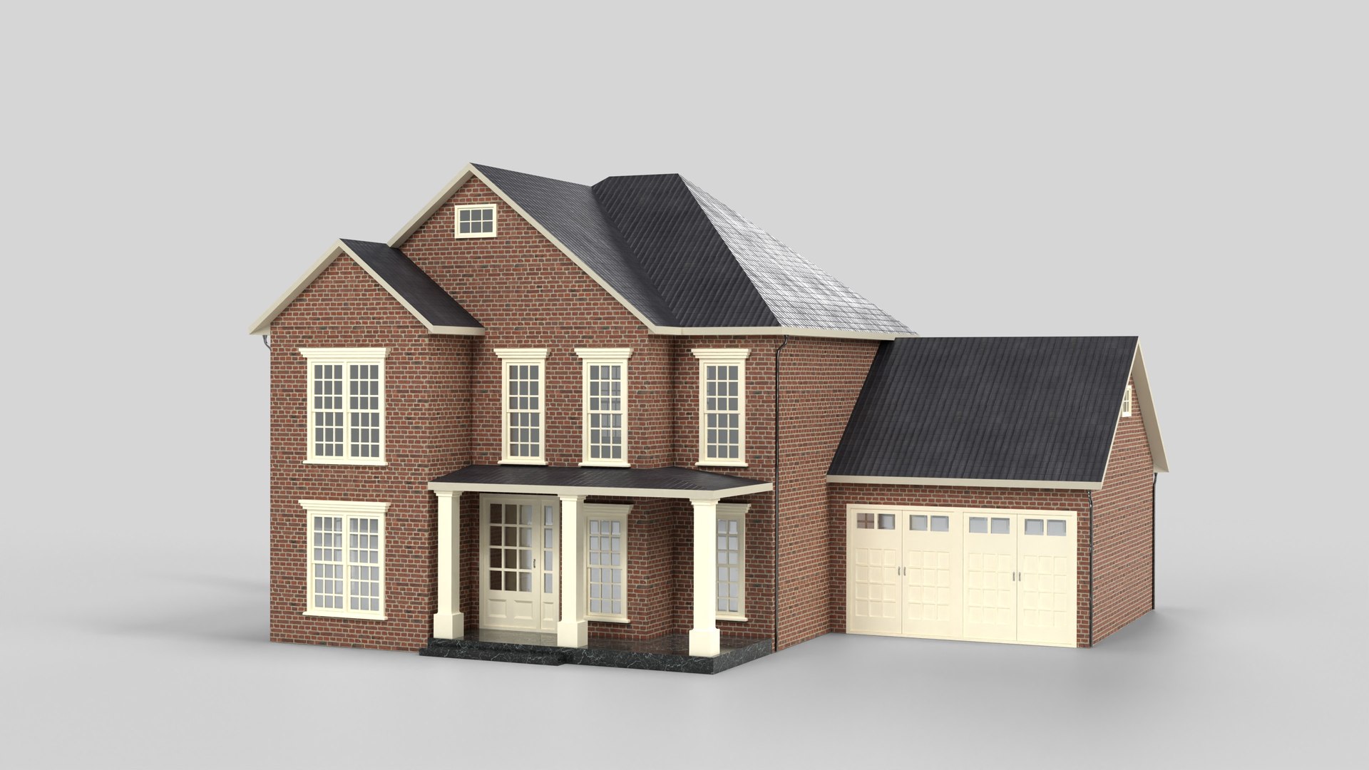 Neighborhood House 16T4 3D Model - TurboSquid 2219977
